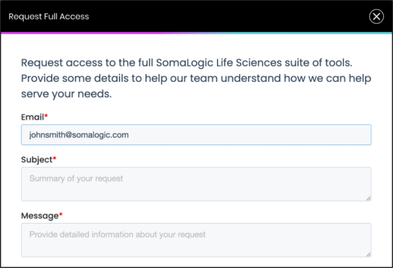 SomaScan Menu - SomaLogic